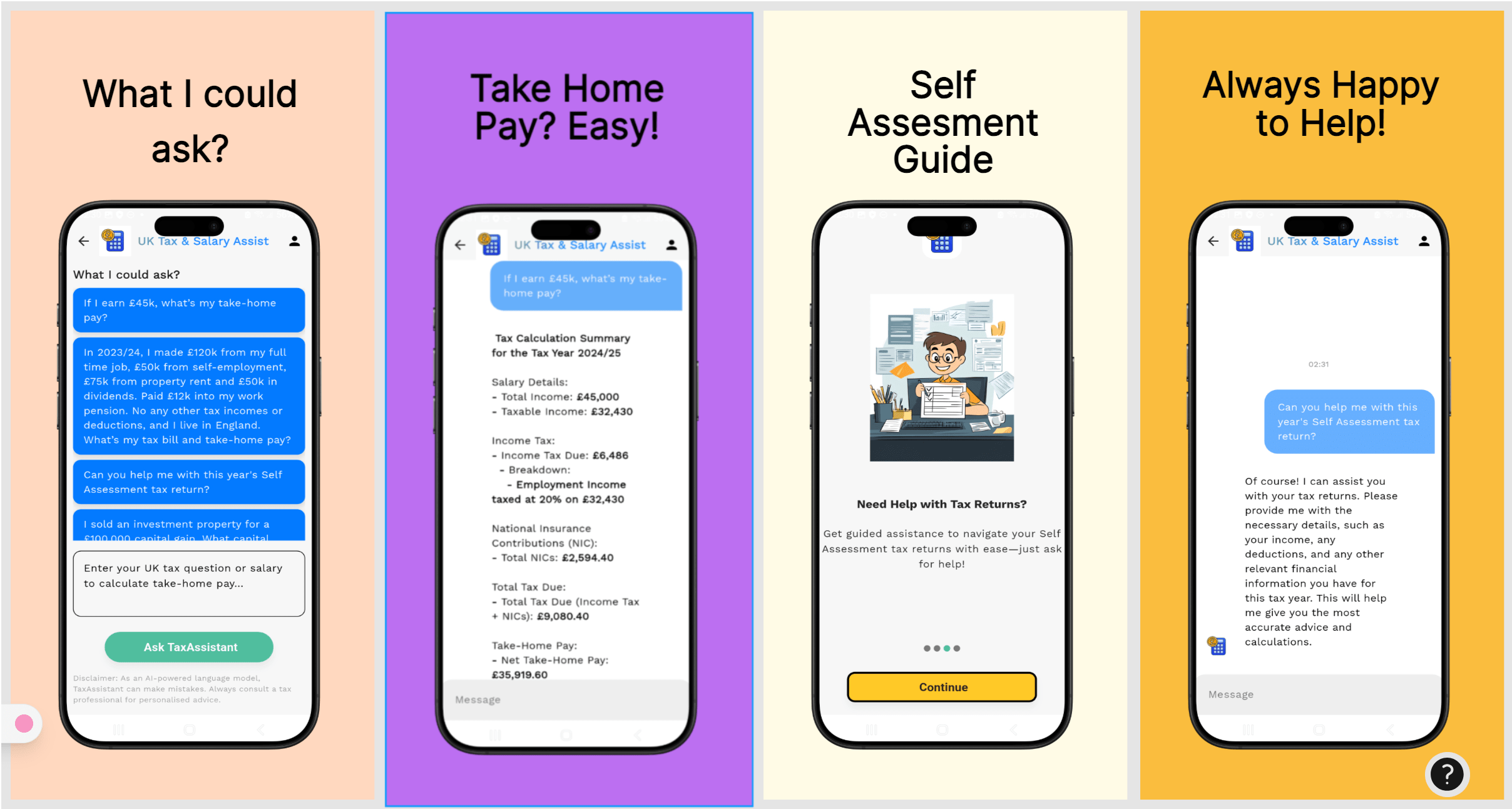 UK Tax & Salary Assist - AI-Powered UK Tax Calculator & Salary Estimator